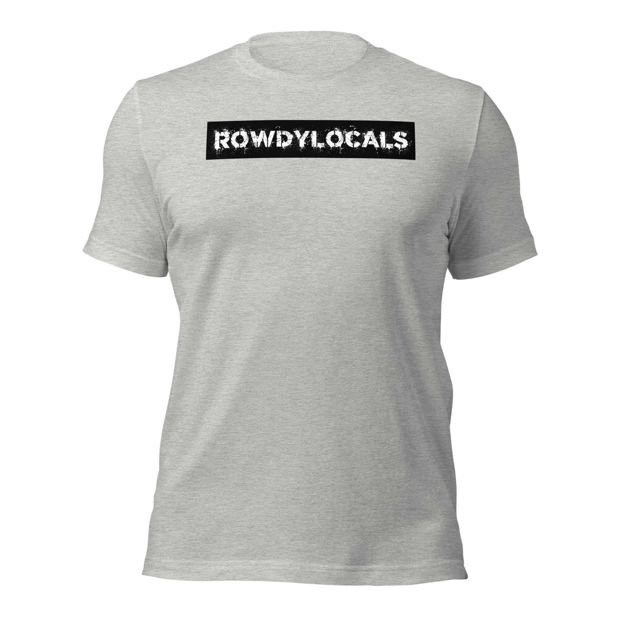 Rowdy Locals Over Spray Black Graphic | Unisex T-shirt – ROWDY LOCALS